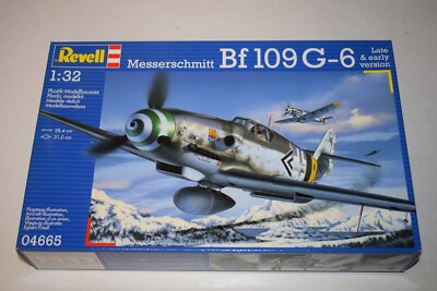 Revell 04665 Messerschmitt Bf109 G-6 late & early version 1:32 NEU mit ...