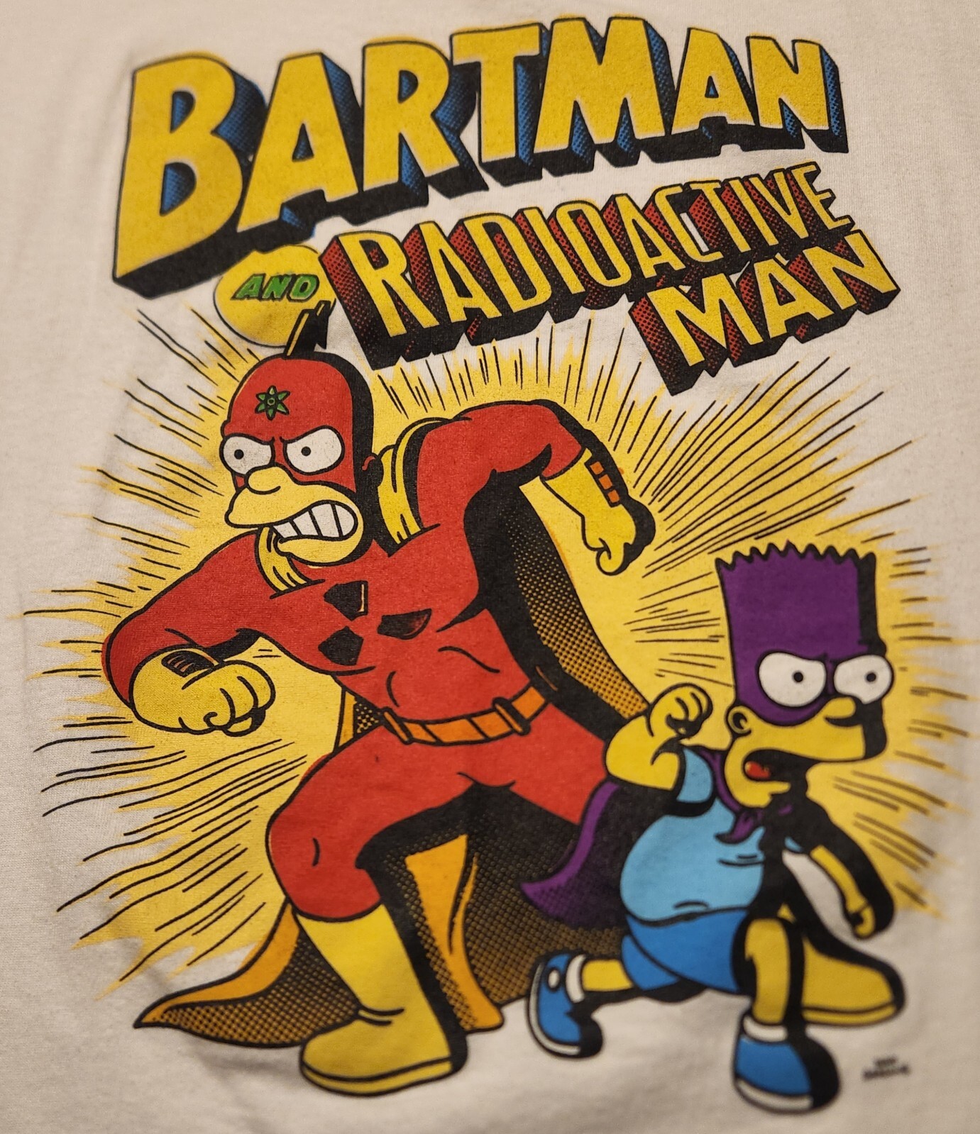 THE SIMPSONS BARTMAN RADIOACTIVE MAN BART SIMPSON T-S… - Gem