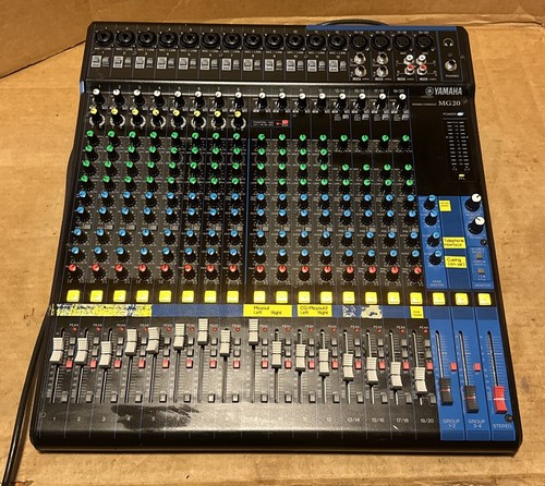 Yamaha MG20 20-Channel Mixer with Compression Tested Works | eBay