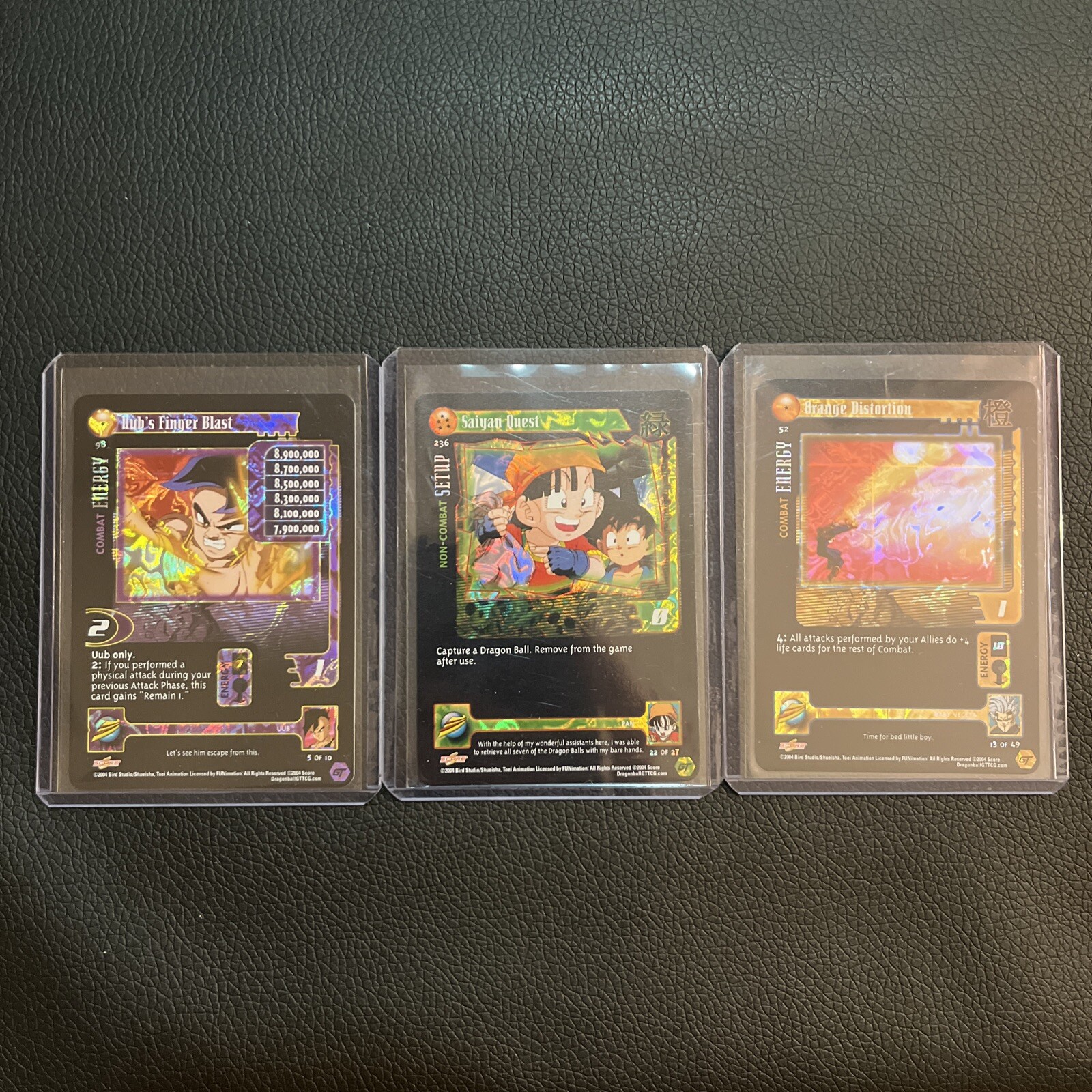 Dragon Ball GT DBGT Baby Saga CCG TCG Nine (9) Alt Foil Cards Lightly ...