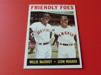 1964 TOPPS FRIENDLY FOES # 41 McCOVEY BASEBALL NM / MINT+ OR BETTER ...