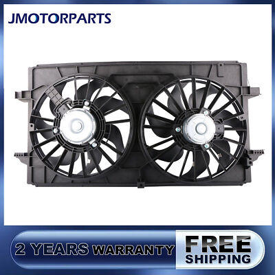 Dual Radiator Cooling Fan Assembly Fits 2006-2010 Pontiac G6 2.4L 3.5L ...