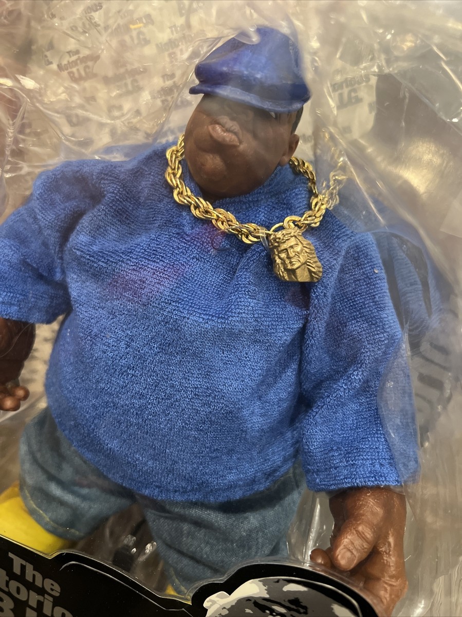 Notorious B.I.G. Action Figure by Mezco - Sunglasses, Mic Notorious B.I.G. Action Figure by Mezco - Sunglasses, Mic