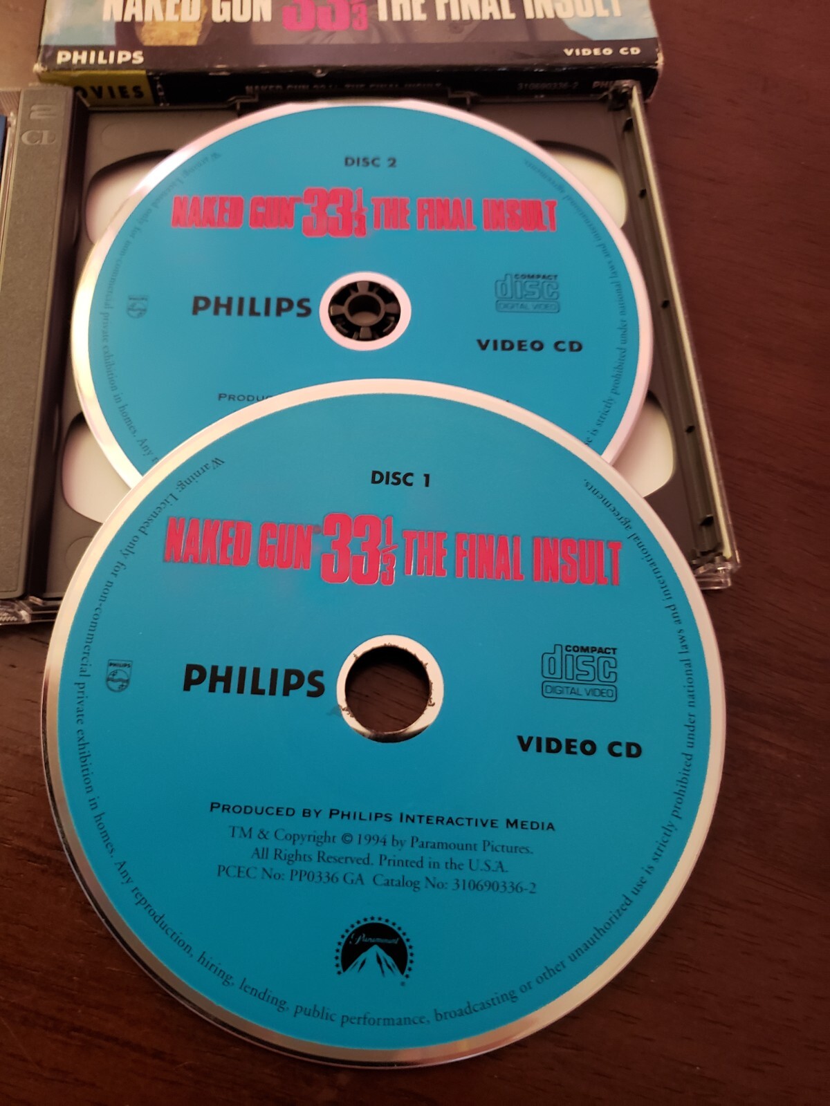 Philips Cd-i Movie Naked Gun 33 1/3 Final Insult CDI Video CD for sale ...