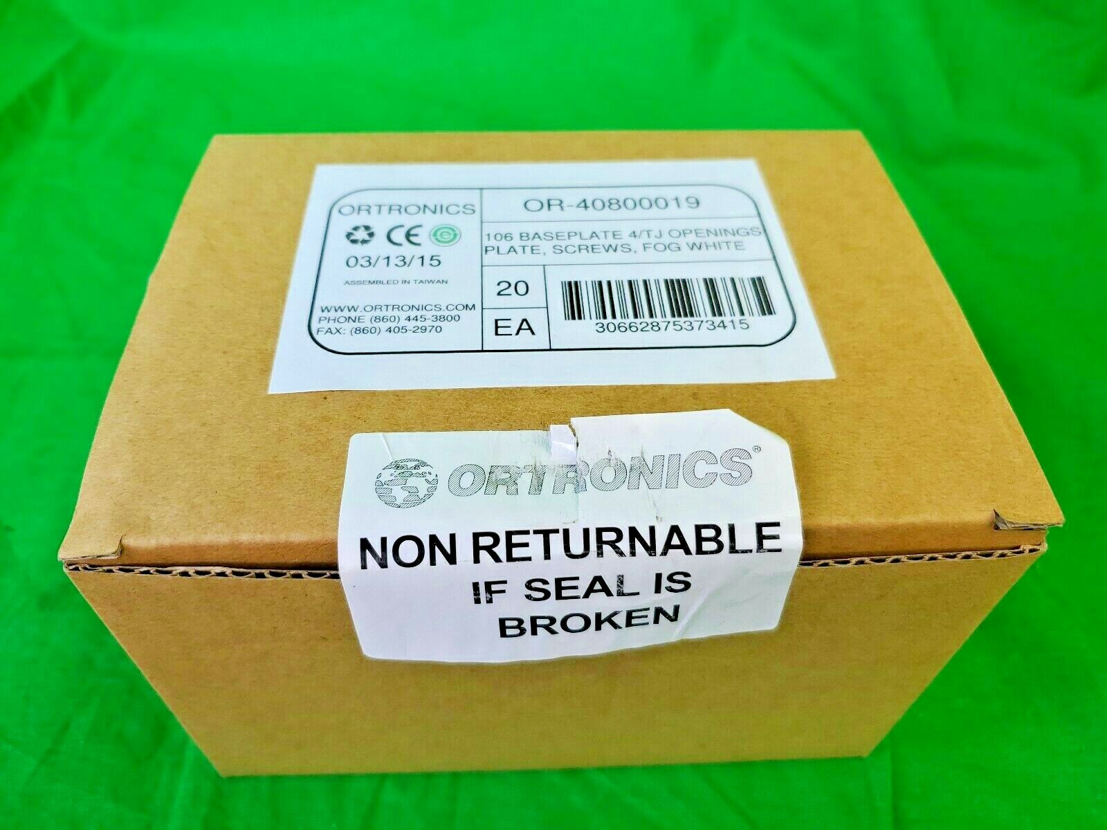 Ortronics 106 Baseplate 4/TJ OR-40800019 4 Port (20 count) | eBay