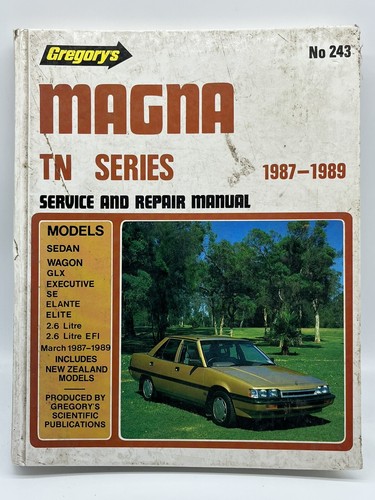Magna TN series Gregory Workshop Service Repair Manual Book Sedan Car ...
