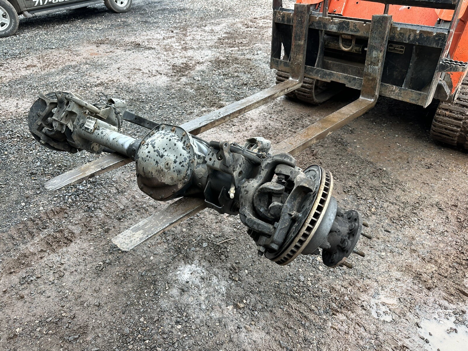 2010-2012 DODGE 3500 PICKUP Front Axle Assembly 4 wheel ABS,3.73 GEAR ...