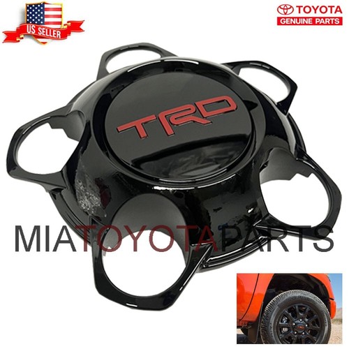 1 Genuine Toyota 2015-2017 Tundra TRD PRO Wheel Black Center Cap OEM ...