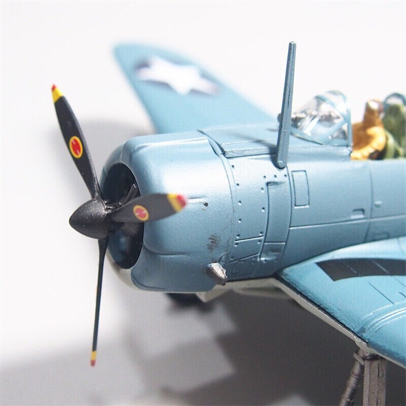 1:72 Diecast USA Douglas SBD Dauntless Bomber Aircraf Model Military ...