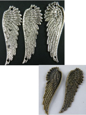 40 Silver/Bronze Color Bug Wing Connectors 51.5x17mm 12306 | eBay