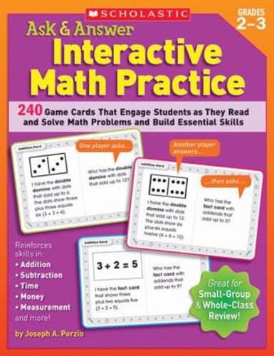 Ask and Answer Interactive Math Practice, Grades 2-3 : 240 Game C 9780439572125| eBay