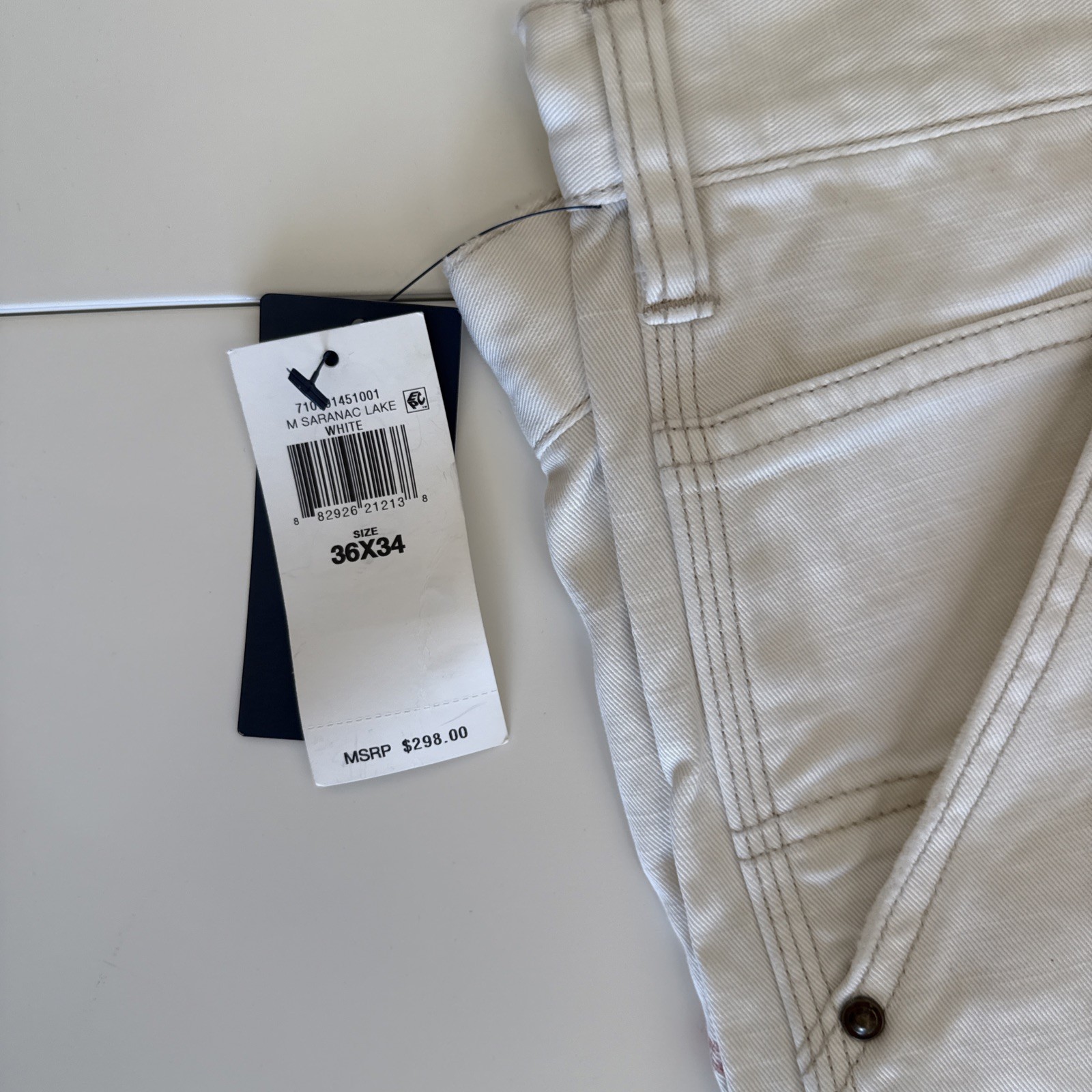 Polo Ralph Lauren Men’s Cotton Graphic White Carpenter Pants Brand New ...