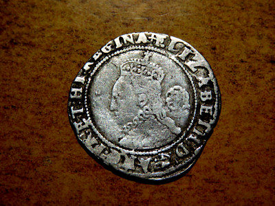 Higher Grade Great Britain 1582 Silver 6 Pence Elizabeth I D11 | eBay