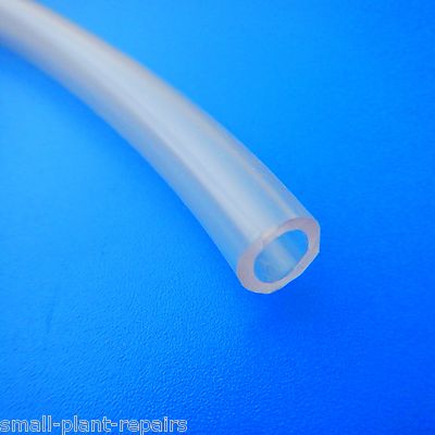 PVC Clear Fuel Pipe 1 Metre Long x 1/4" 6.35mm Inside Diameter Free ...