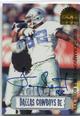 1996 Collector's Edge Cowboybilia - TONY TOLBERT - Autograph - DALLAS ...