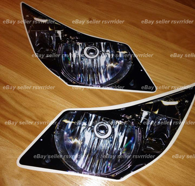 simulated headlight decals sticker for a honda cbr 1000 2013 2014 track ...