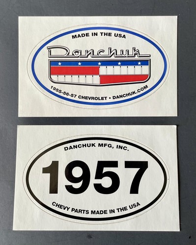 Classic Chevrolet Danchuk MFG. USA DECALS STICKERS LOT Car Parts & Oil ...