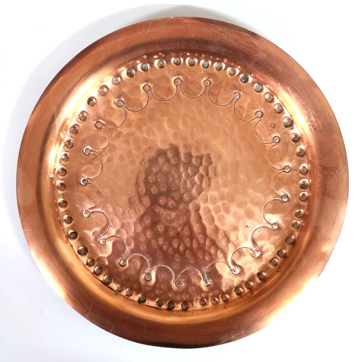 Hammered Copper Plate