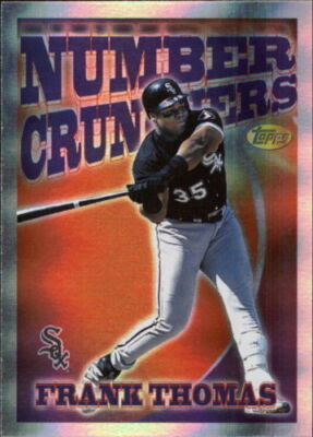 FRANK THOMAS 1997 TOPPS #2 SEASONS BEST NUMBER CRUNCHERS | eBay