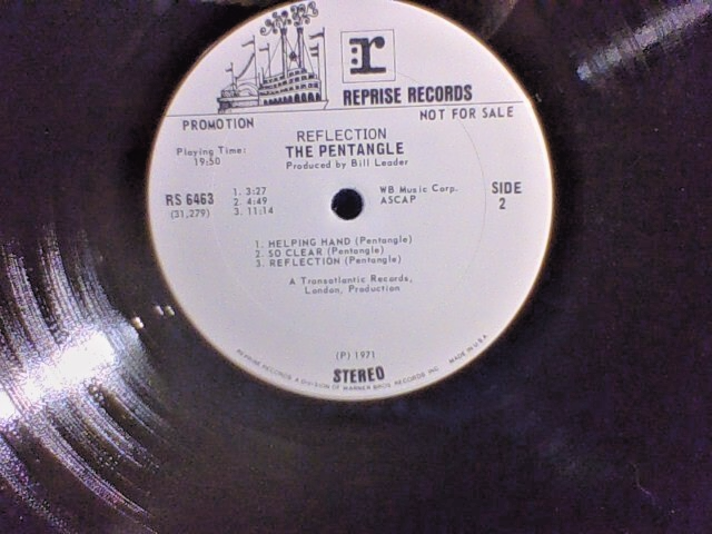 Pantangle Reflection Like New Stereo Vinyl LP Promo White Label RS 6463 ...