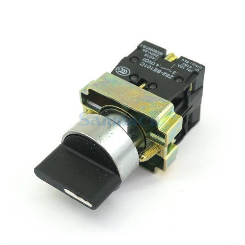XB2BD53C 2 N/O 3 Positions Spring Return Selector Switch 22mm Mount ...