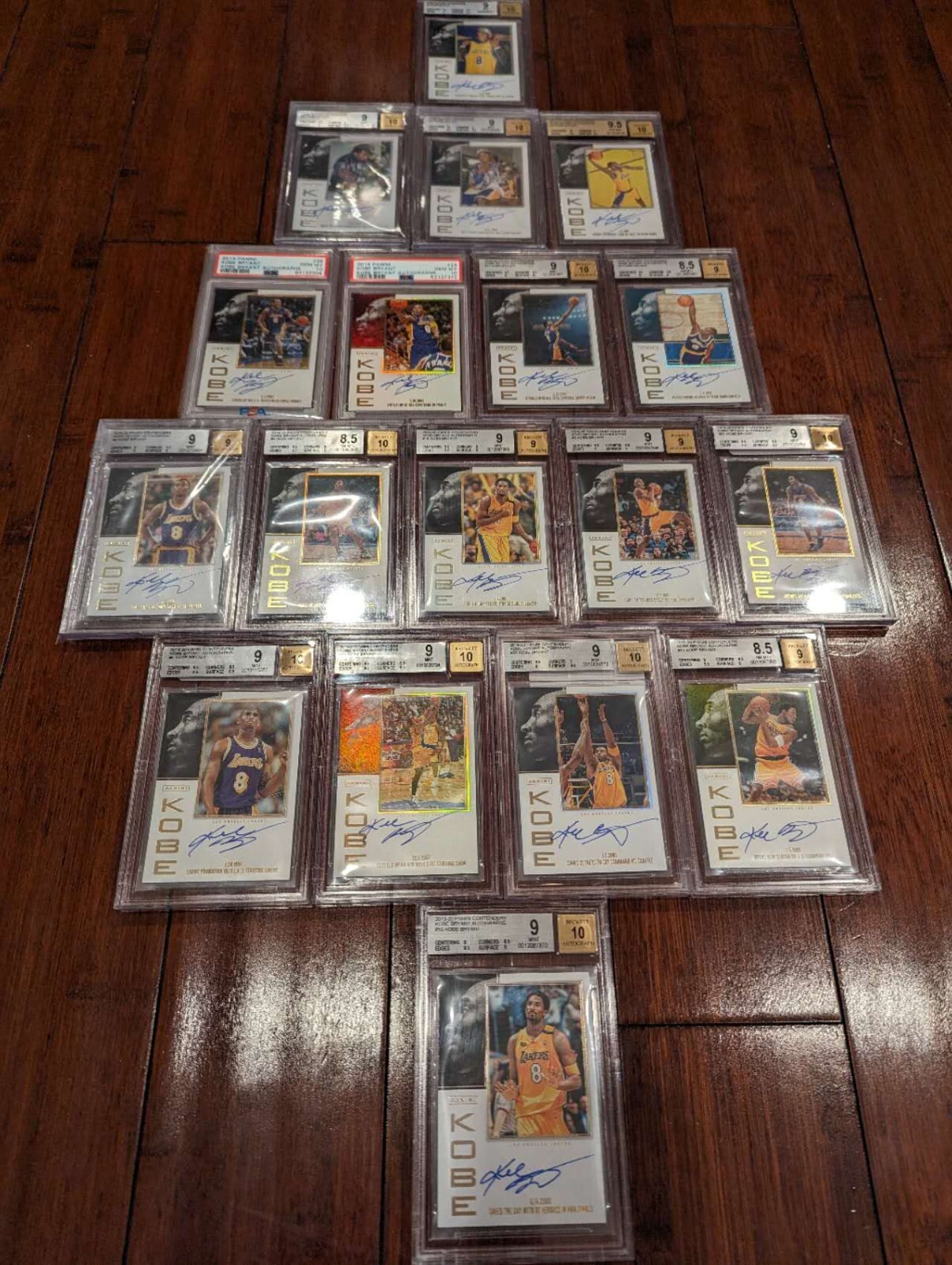 2019-20 Panini Contenders Auto Autographs Kobe Bryant 14 Collection Set ...