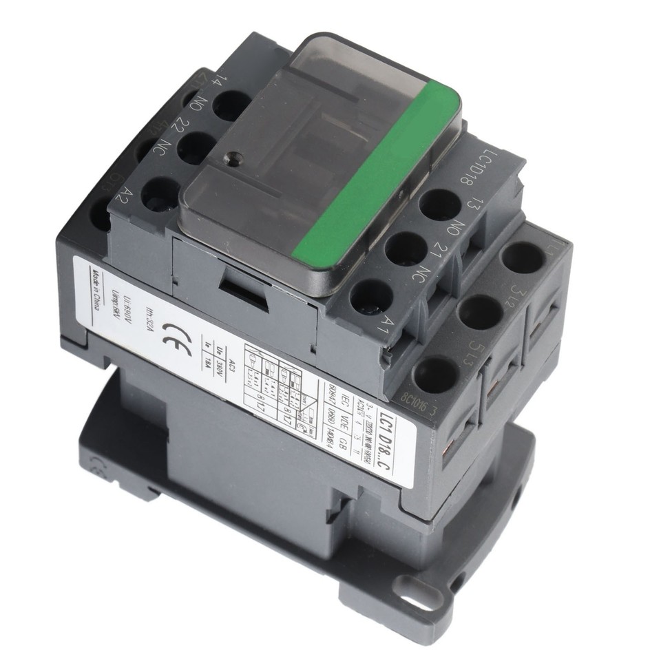 Low Voltage AC Contactor LC1D18 380V 18A Industrial Electric Switch 48V ...