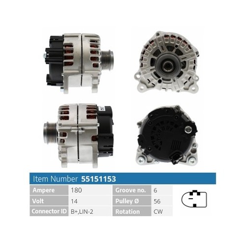 Alternateur EB2340Q FG18S043 439681 059903016QX 059903016P 059903016Q ...