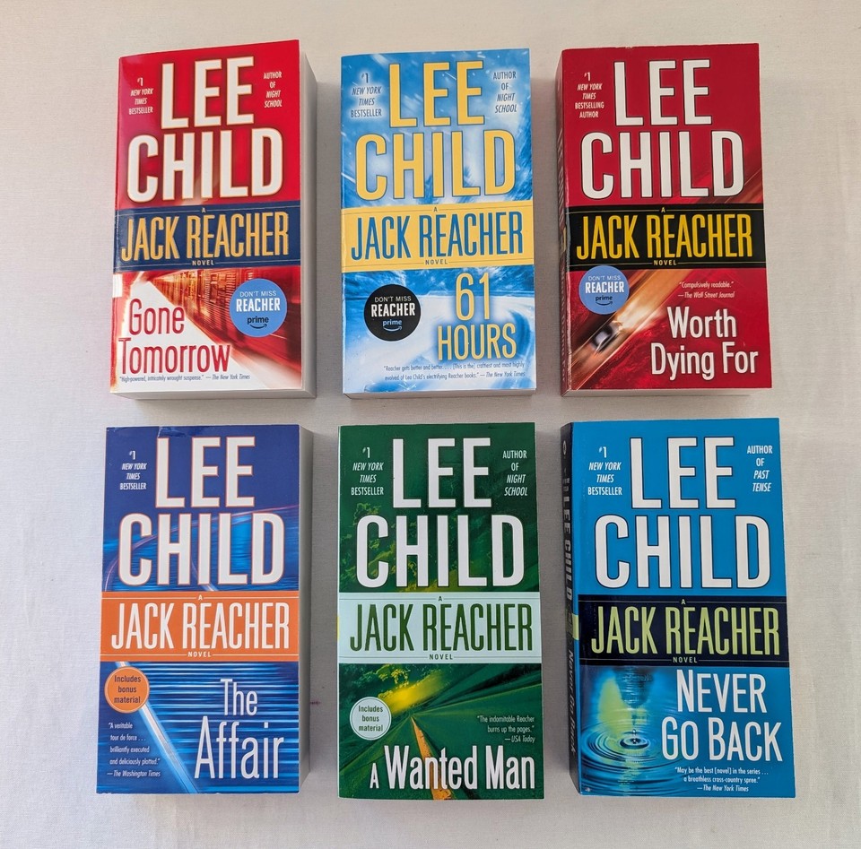 JACK REACHER Books LEE & ANDREW CHILD Complete Series 29 Paperback Book ...