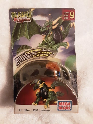 Plasma Dragons Mega Bloks Series 9 CLAWDIGGER Dragon #9537 New! | eBay