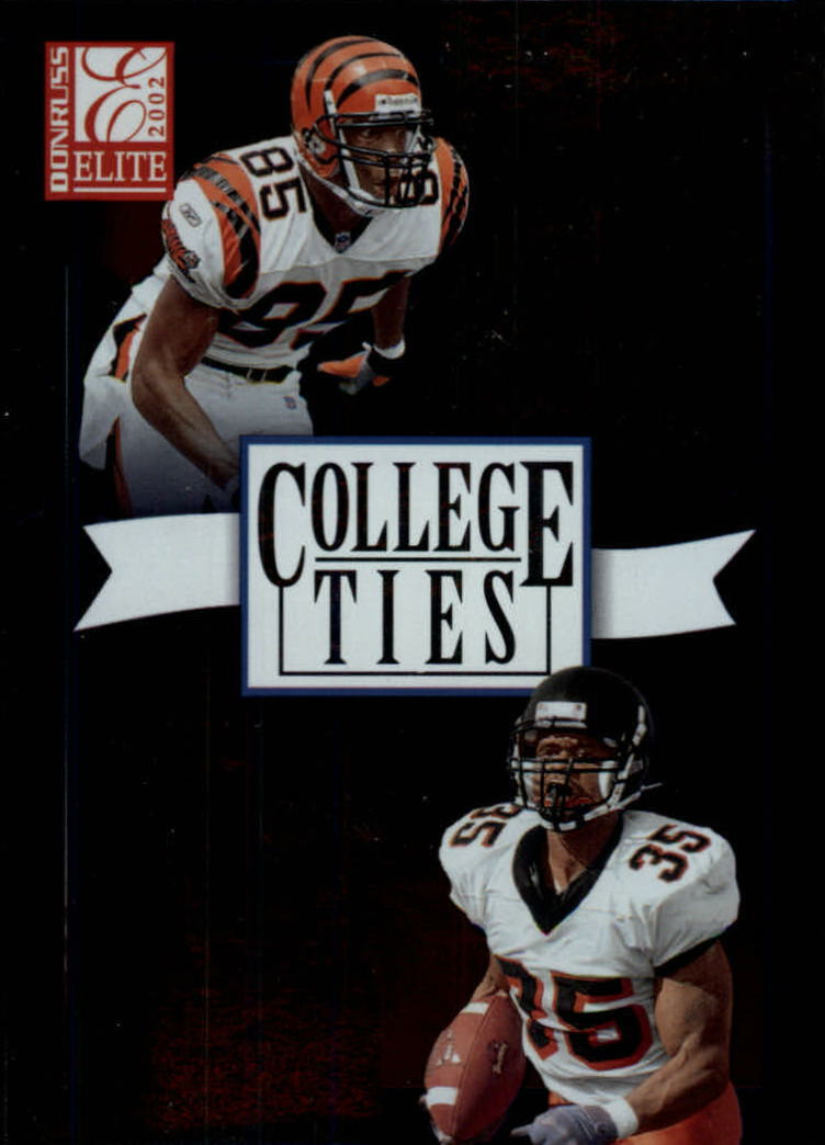 2002 Donruss Elite College Ties #CT11 Chad Johnson Ken Simonton /1600 ...