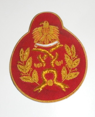 Libya Colonel Gaddafi Uniform Cap Hat Badge Red Gold Uniform General ...