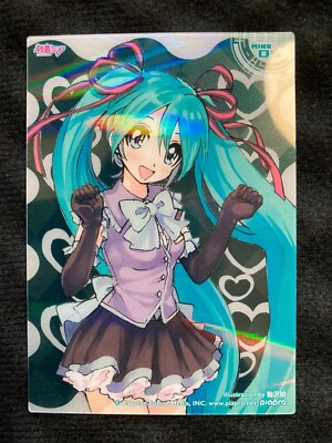 Vocaloid Hatsune Miku Clear Card Collection MIKU 06 Trading Card | eBay