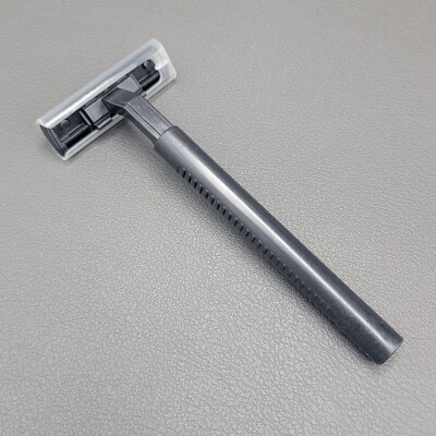 25 Double Blade Steel Black Disposable Razors Individually Packaged ...