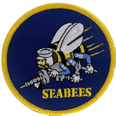 SEABEES NAVY MILITARY EMBROIDERED IRON ON MOTORCYCLE PATCH EE-8 | eBay