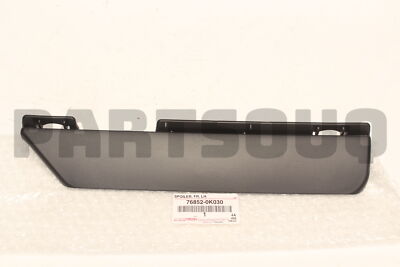 768520K030 Genuine Toyota SPOILER, FR, LH 76852-0K030 | eBay