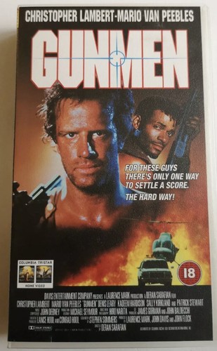Gunmen VHS Video Tape - Christopher lambert, Mario Van Peebles - 90’s ...