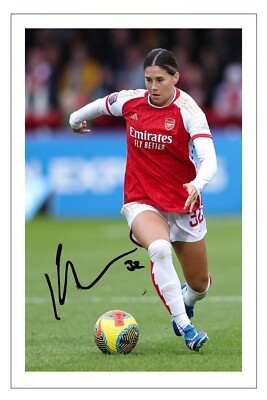 KYRA COONEY-CROSS Signed Autograph 6x4 PHOTO Gift Pre Print ARSENAL ...