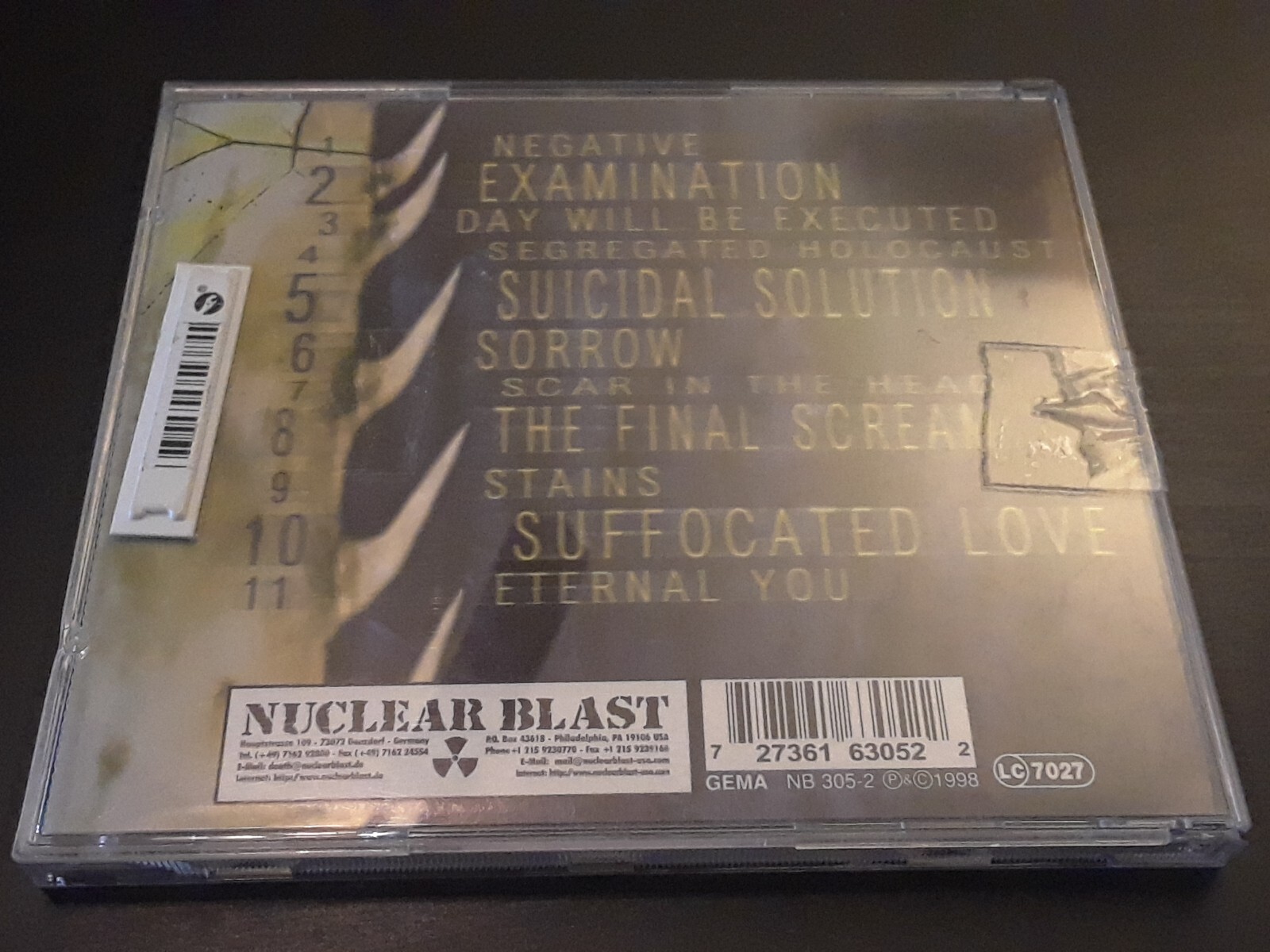 Am I Blood: Agitation 1998 Nuclear Blast Records Import CD VG+ Thrash ...