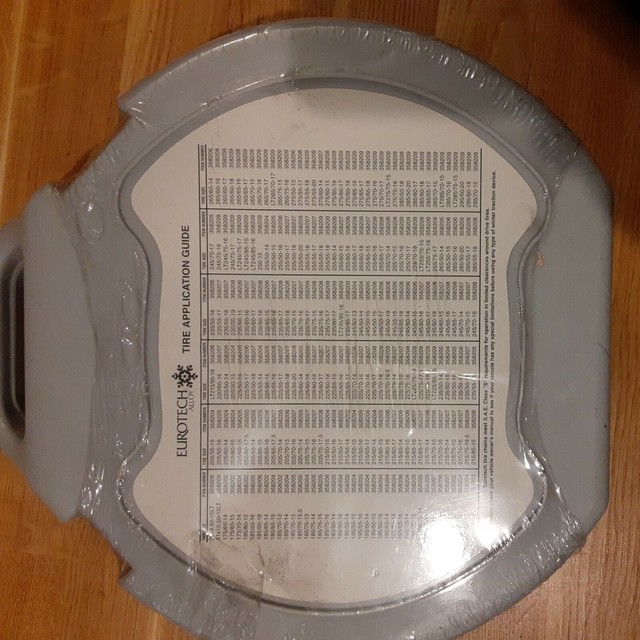 EuroTech Tire Snow Chains Costco 358209 EA 1707 Never for sale online ...