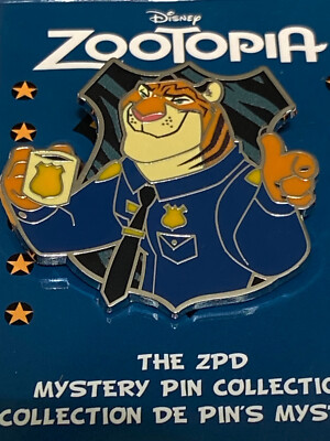 2022 Disney Mystery Pin Zootopia Zootropolis Police ZPD Officer Badge ...