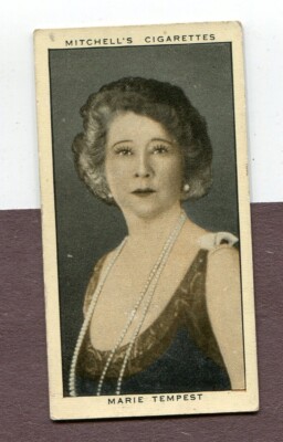 1936 STEPHEN MITCHELL & SON CIGARETTES GALLERY OF 1935 #25 MARIE ...