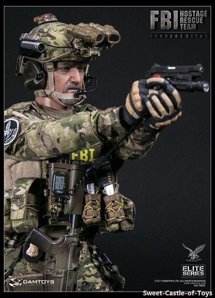 Damtoys 1/6 Dam78042 Fbi Hostage Rescue Team Agent Action Figure Toy In ...