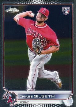 2022 Topps Chrome Update #USC127 Chase Silseth Los Angeles Angels ...