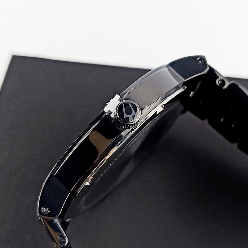 NEW Bulova Futuro Modern 98D144 42mm Black Stainless Steel Men's ...