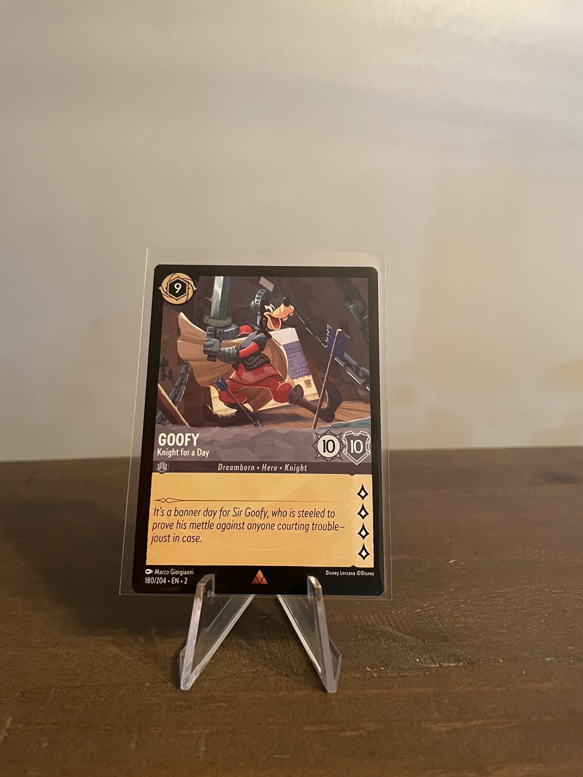 Goofy Knight For A Day 180/204 Disney Lorcana Card Non Holo Mint | eBay