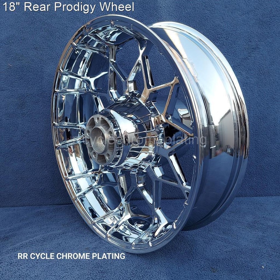 Harley Chrome 18 " Rear Prodigy Wheel 09-23 Street Glide Touring ...