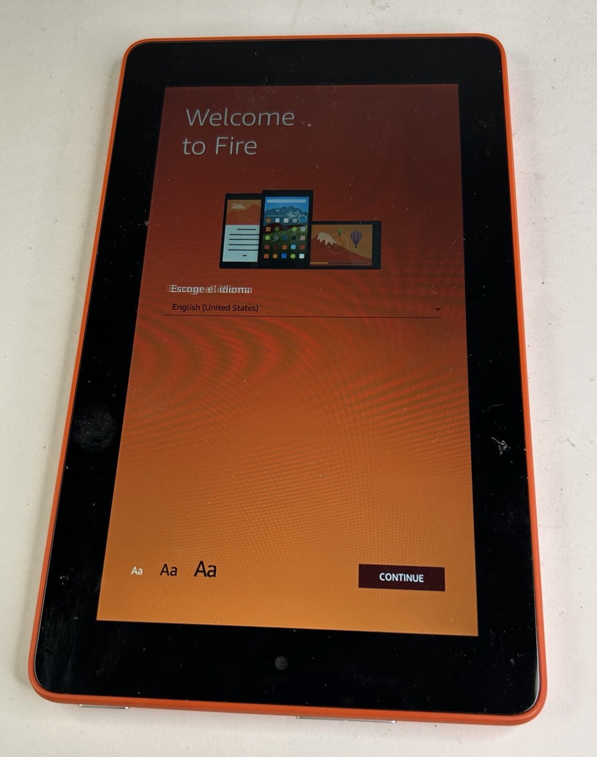 Amazon Fire (5th Generation) 8GB, Wi-Fi, 7in - Tangerine for sale ...