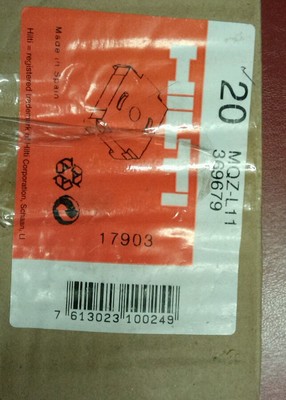 Hilti bored plate saddle. MQZ-L11. #369679 . Box of 20 Unistrut. | eBay UK