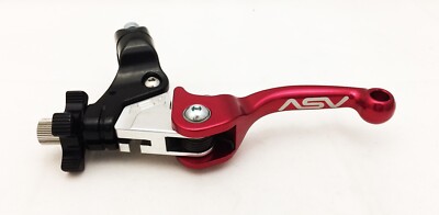 ASV Shorty Red F3 Cable Brake Lever Perch Mini Bike Pit Bike KLX 110 ...